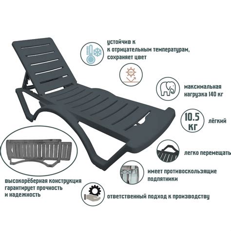 Шезлонг для дачи с регулировкой спинки купить на Ozon по низкой цене