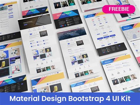 Free Material Design Bootstrap 4 Ui Kit