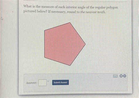 solved what is the measure of each interior angle of the regular