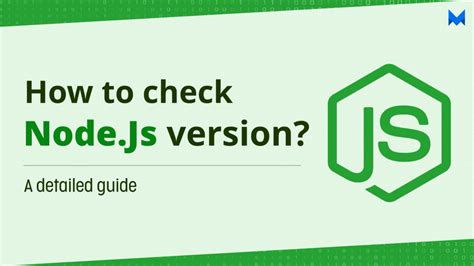 how to check node js version