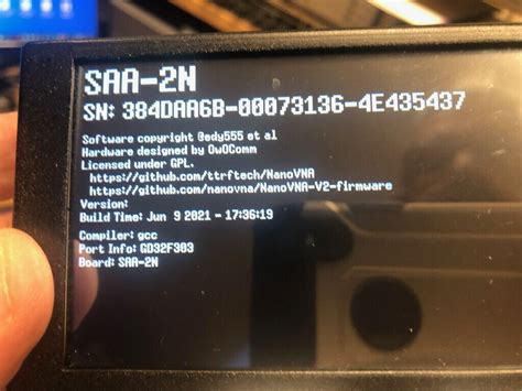 NanoVNA V Groups Io USB Unknown Device Problem