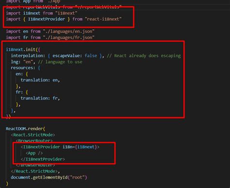 React I18next Module Works Well On My Local But Has An Error On