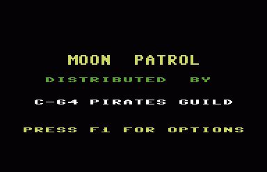 CSDb Moon Patrol By Commodore Pirates Guild And Technoid Software