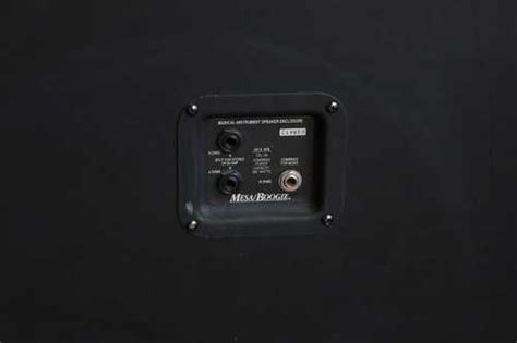 2000 Mesa Boogie Rectifier Oversized 4x12 Slant Guitar Speaker Cabinet Black Amps And Preamps