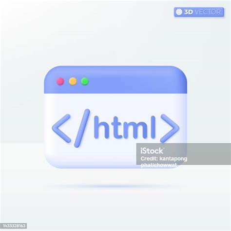 Web Page Development Icon Symbols Coding Language Programming Software