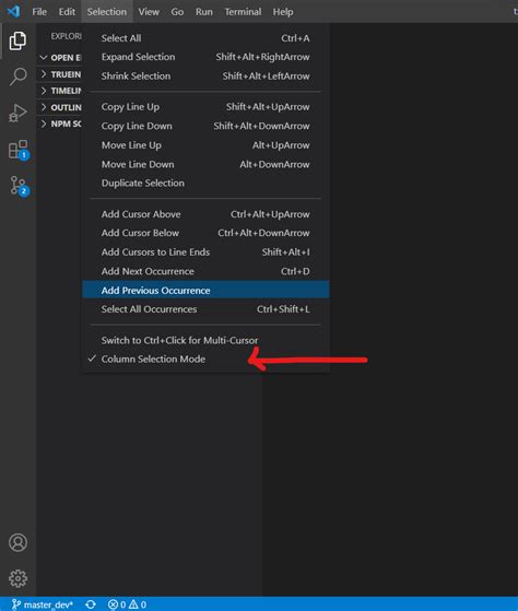 I Can T Cancel Column Select Mode I Tried Restarting Vscode Restarting My Pc Even Re
