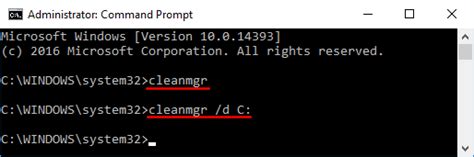 Running Disk Cleanup Tool In Command Line In Windows 10