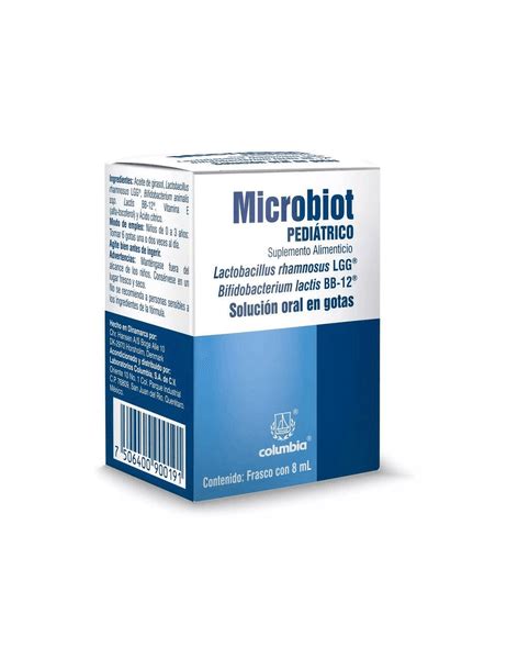 Columbia Microbiot Pediatrico Sol 8ml 1 Pz H E B México