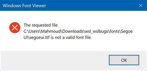 Font Files Created In Wsl Directory Cannot Be Opened · Issue 3084 · Microsoft Wsl · Github