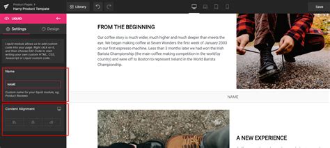 V Liquid Element Help Center