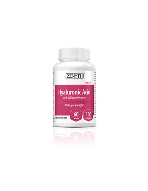 Acid Hialuronic Cu Colagen Zenyth 60 Capsule Hidratare