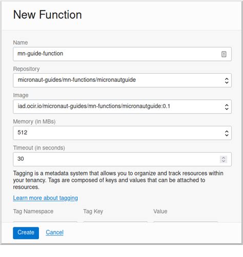 deploy a micronaut function serverless application to oracle cloud
