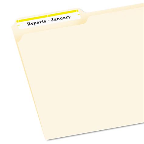 Avery Permanent TrueBlock File Folder Labels With Sure Feed Technology