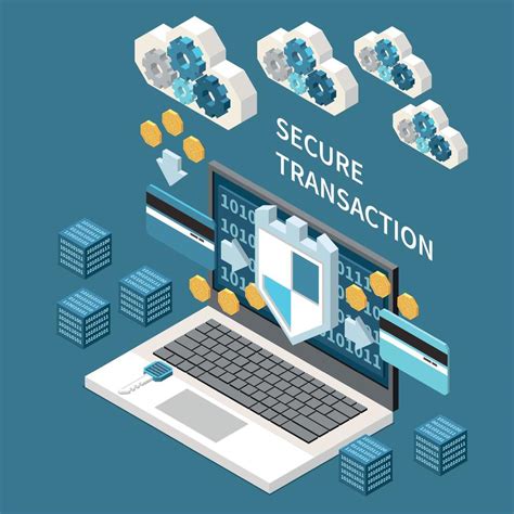 Cryptocurrency Transaction Composition 8381868 Vector Art At Vecteezy