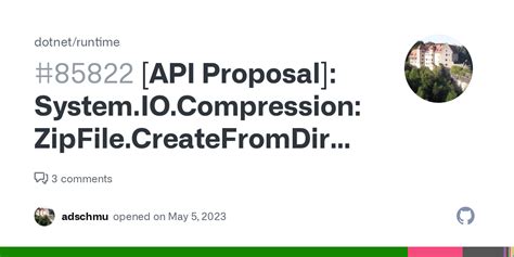 Api Proposal Systemiocompression Zipfilecreatefromdirectory Provide Overload For Writing