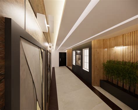 نمونه کار طراحی راهرو مسکونی