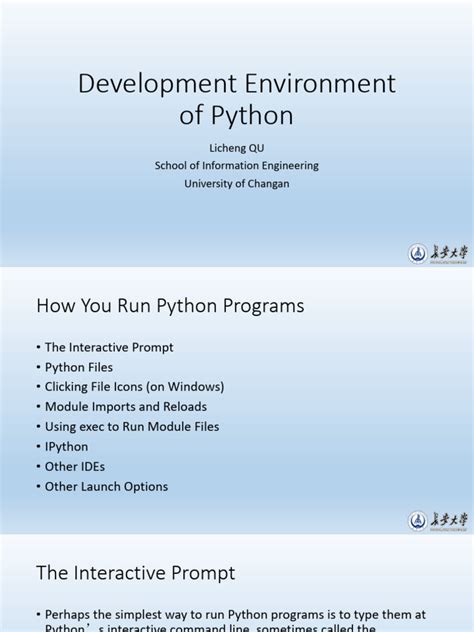01 2 Running Environments Of Python Download Free Pdf Python