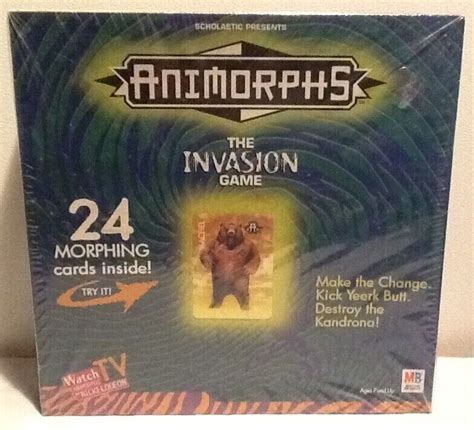 New Nickelodeon Tv Animorphs The Invasion Game 1998 Milton Bradley