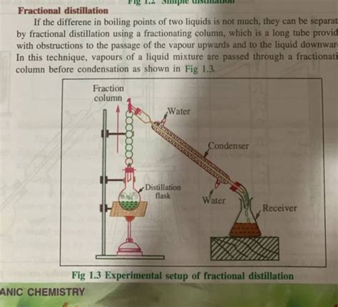 Fractional Distillationif The Differene In Boiling Points Of Two Liquids