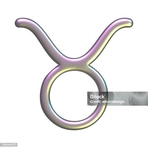 조디악 표지판 황소자리 투명한 배경 절연 상징 별자리 점성술 신비주의 벡터 3d 크롬 현실적인 점성술 별자리 3차원 형태에 대한 스톡 벡터 아트 및 기타 이미지 Istock
