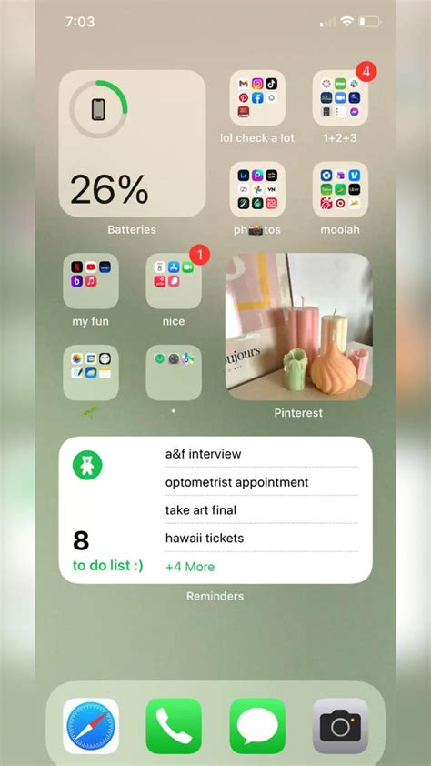 Homescreen Widget Screen And Lock Screen Idea Iphone Photography