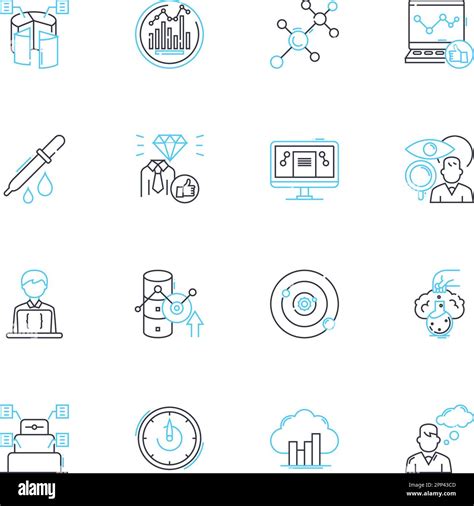 Design And Invention Linear Icons Set Innovation Creativity Resourcefulness Engineering