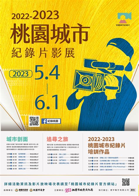 2022 2023 桃園城市紀錄片影展 國立中央大學 人文藝術中心