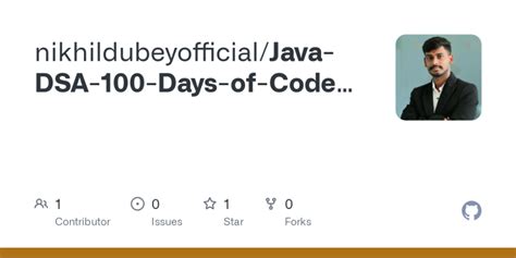nikhil dubey on linkedin github nikhildubeyofficial java dsa 100
