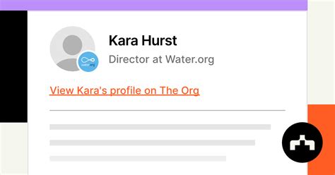 Kara Hurst Director At The Org