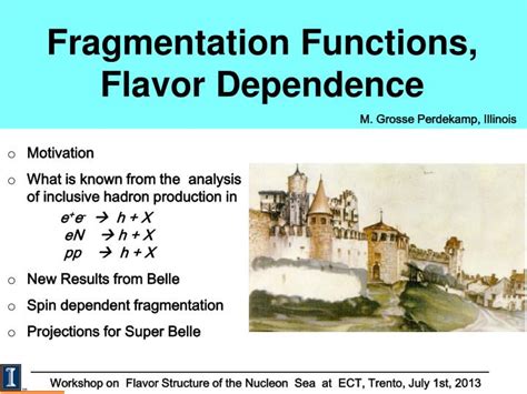 ppt fragmentation functions flavor dependence powerpoint