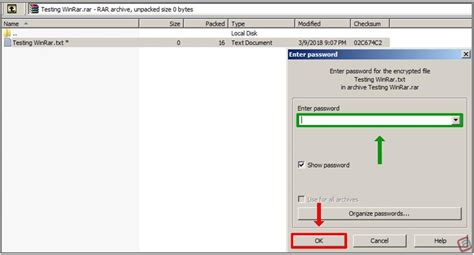 How To Set Password On A Zip Or Rar File Atech Academy
