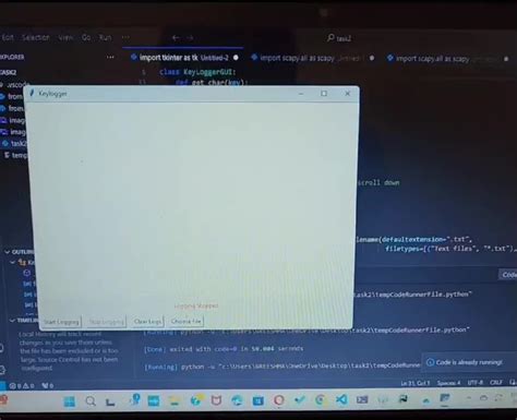 M Rushika Krishna On Linkedin Task 4 Regarding Simple Keylogger Prodigy Infotech