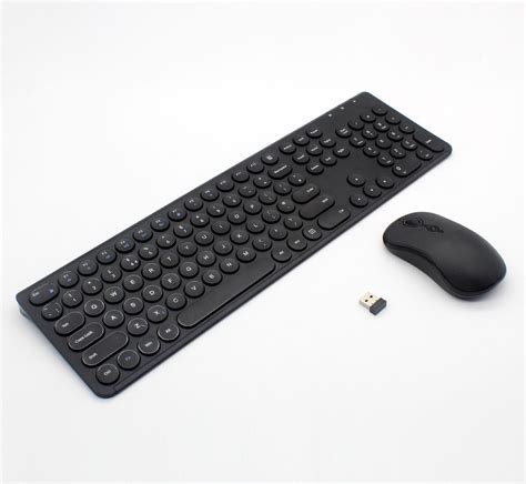 Rechargeable Full Size Wireless Bluetooth Keyboard And Mouse With