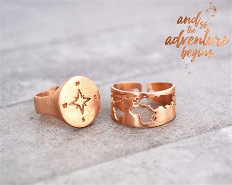 Compass Ring Chevalier Ring Pinky Ringsignet Ringmens Pinky Ring