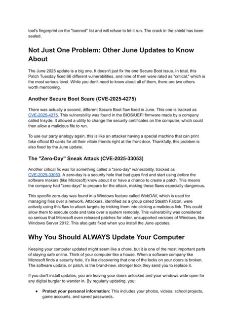 How To Patch Your Windows Pc Now To Prevent Bootkit Malware Infestation Pdf