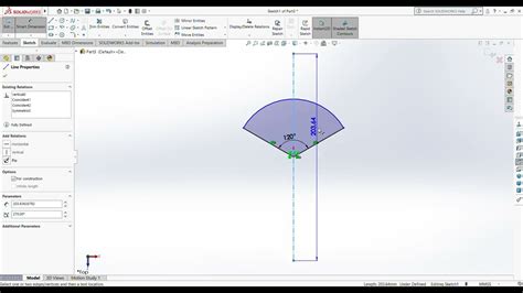 How To Add Symmetric Relation In Solidworks Youtube