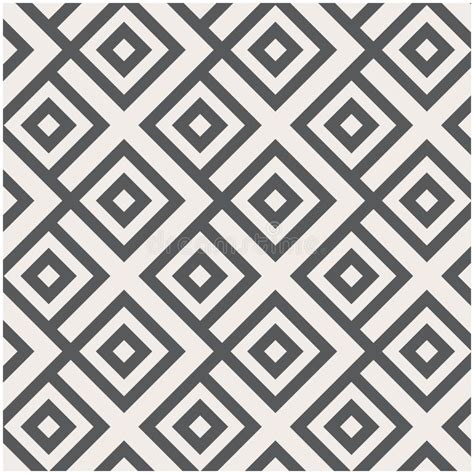 Vector Pattern Repeating Linear Square Diamond Shape Stylish