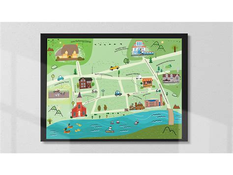 A Amazing Custom Vector Map Design Upwork