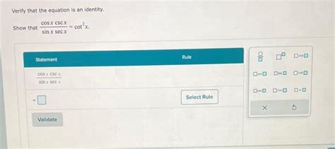 Solved Verify That The Equation Is An Identity Show That