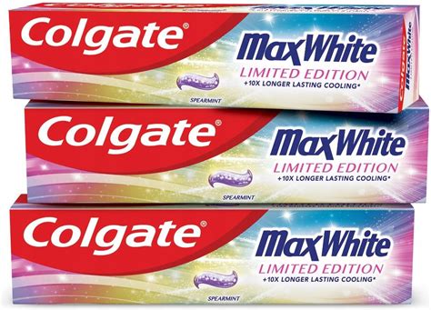 Colgate Max White Limited Edition pasta do zębów 3x100ml - Opinie i ...