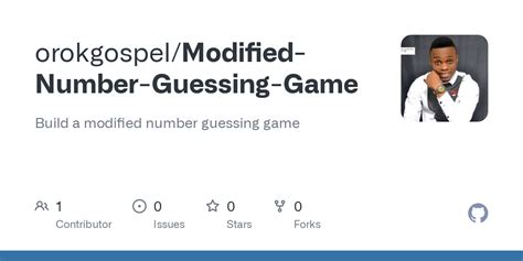Github Orokgospelmodified Number Guessing Game Build A Modified