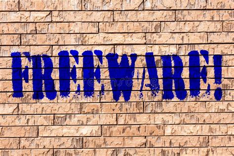 Handwriting Text Freeware Concept Meaning Software Application That Is