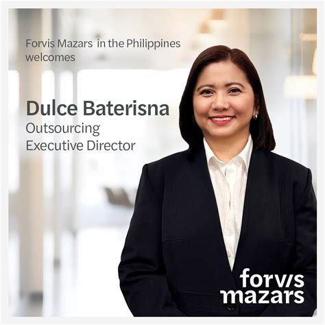We Are Delighted To Welcome Dulce Baterisna To The Management Team Of