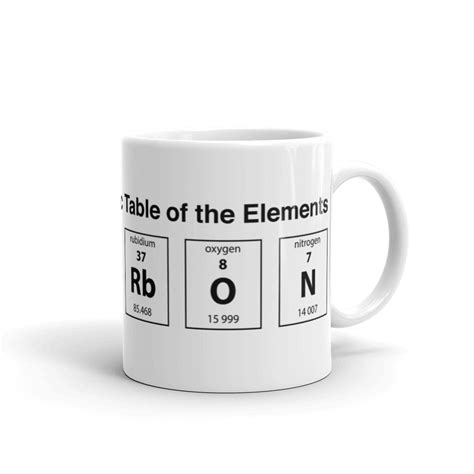 Kentucky Periodic Table Of Elements Bourbon Mug The Uncommonwealth Of Kentucky