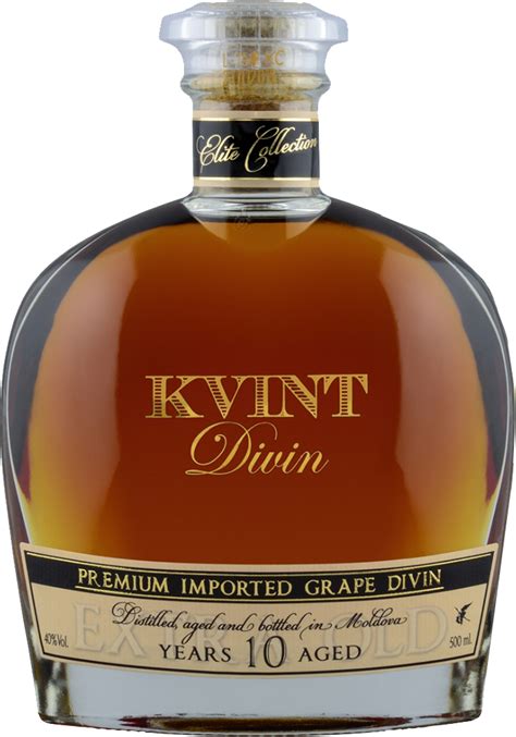Бренди Kvint, Divin, 10 Years Old, in gift box, 0.5 л. купить бренди в ...