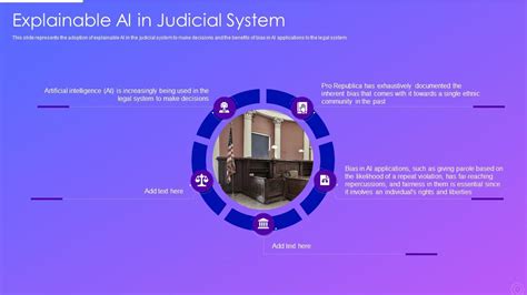 Explainable Ai In Judicial System Ppt Powerpoint Presentation Summary Vector Presentation