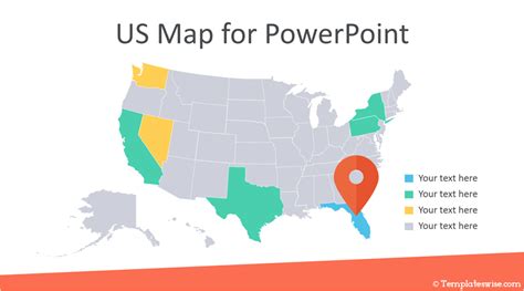 Free Usa Map For Powerpoint Noah Z ONeill