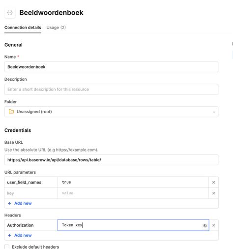 retool connection through rest api integrations baserow