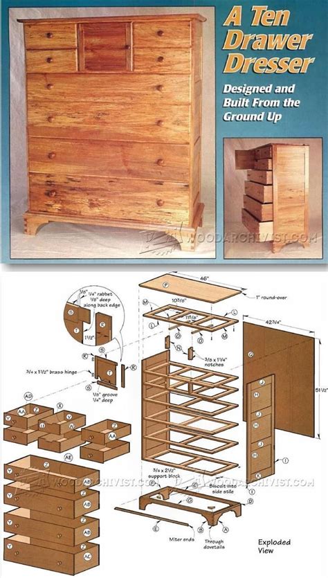 Plans For A Chest Of Drawers At Emily Marsh Blog
