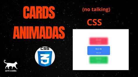 Cards Animadas Con Css Puro Youtube